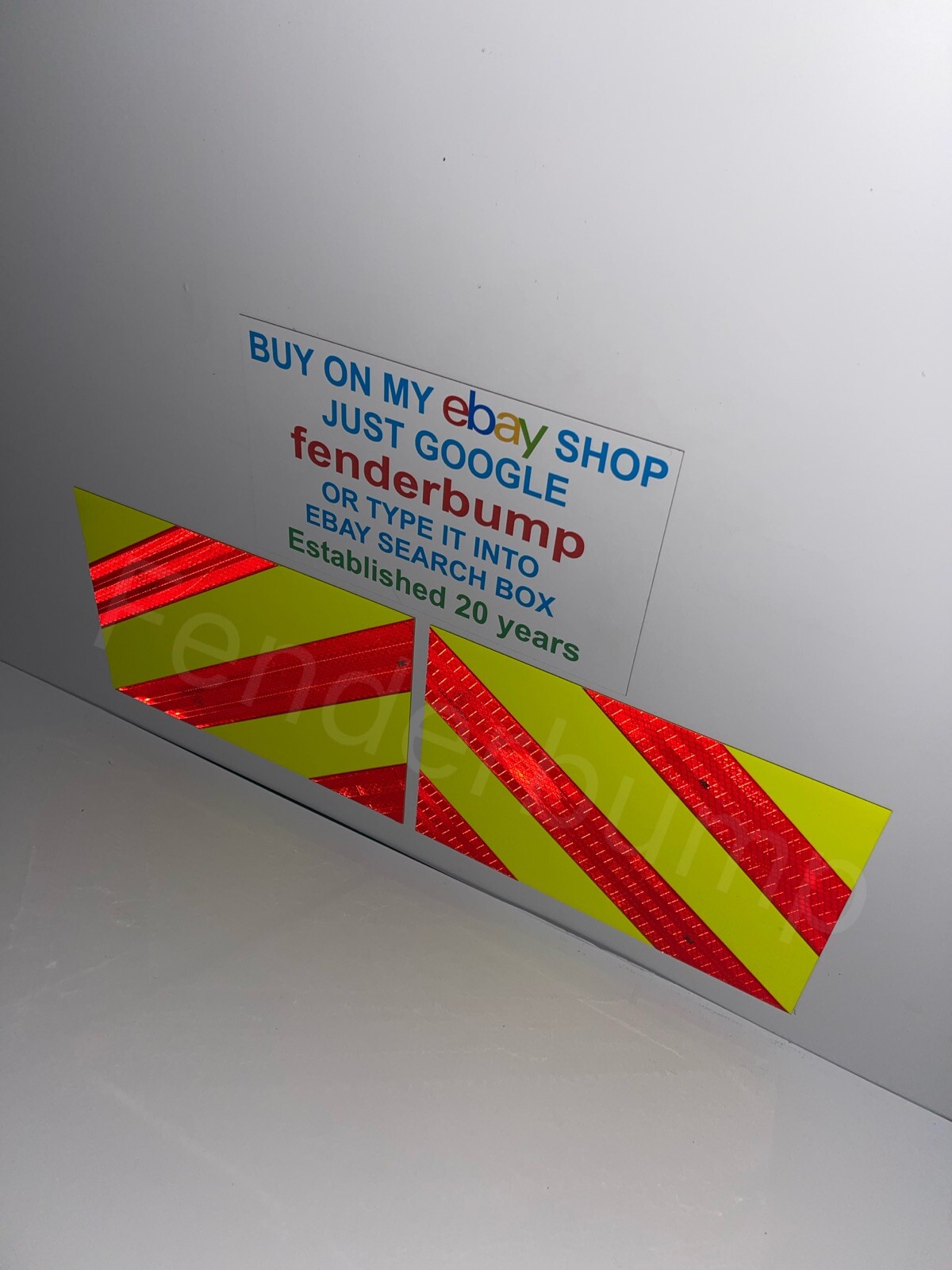 One Pair of Vehicle Magnetic signs Reflective Safety Chevrons (A4 ...