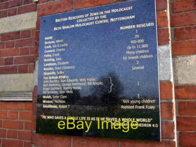 Photo 6x4 The Righteous among Nations Finchley This plaque at the ...