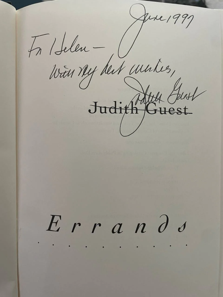 Errands Judith Guest 9780345409041| eBay