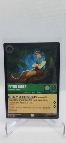 Disney Lorcana Flynn Rider - Charming Rogue 74/204 Uncommon NM TCG COLD ...