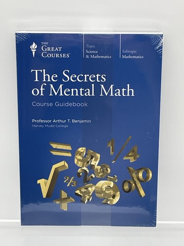 The Secrets of Mental Math - The Great Courses DVD + Books - NEW ...