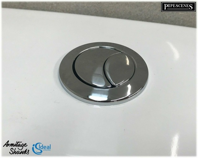 Ideal Standard EV344AA & EV201AA Armitage Shanks Dual Flush Push Button ...