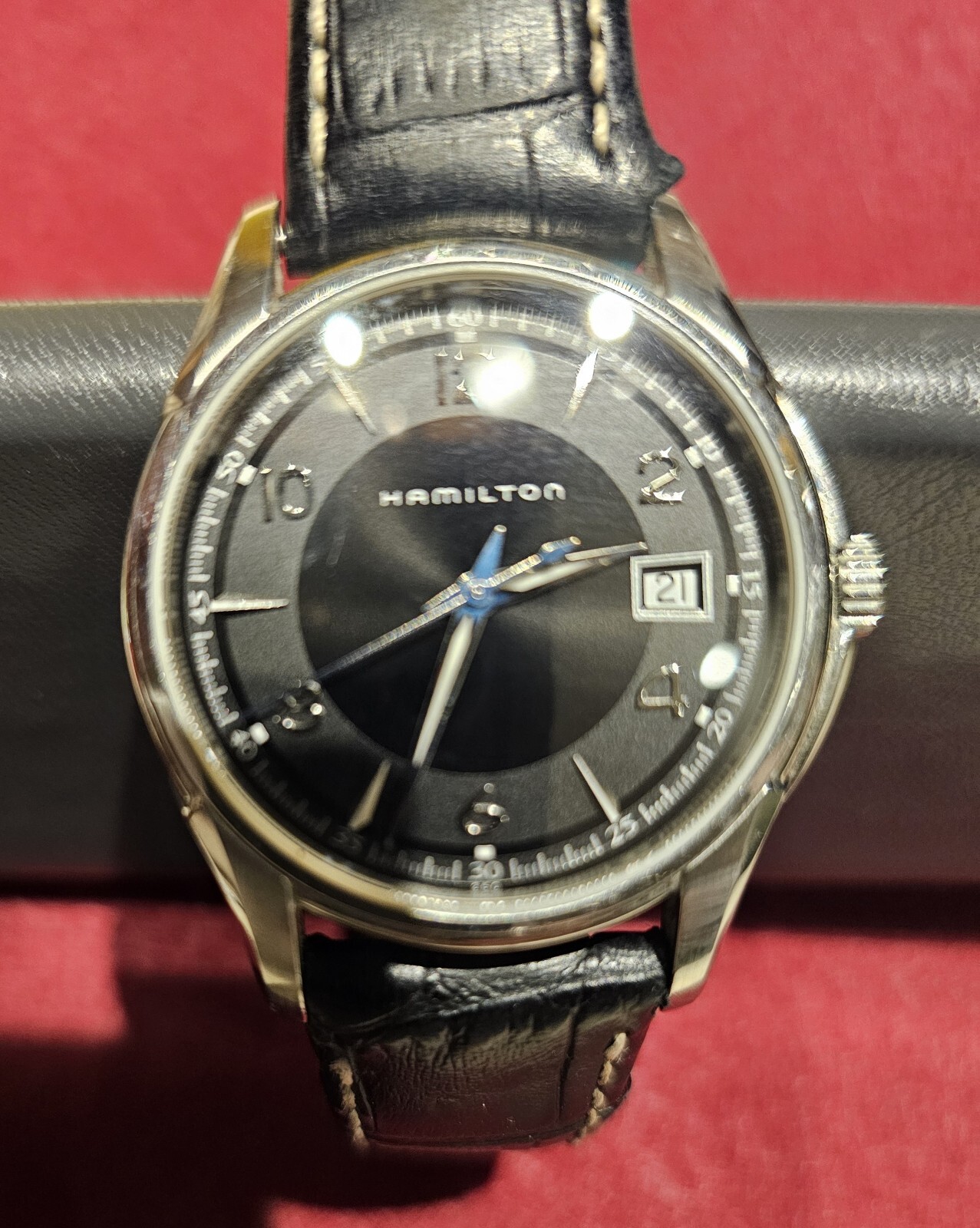 hamilton quartz watch men used | eBay