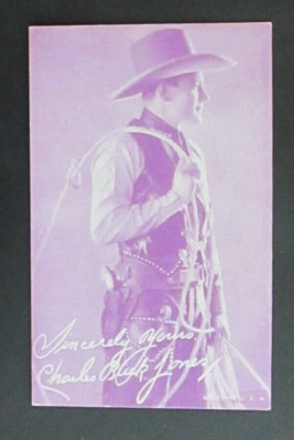 Charles Buck Jones Western Hollywood Movie Actor Arcade Exhibit Card | eBay