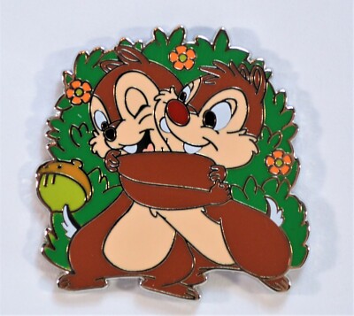 Disney Exclusive 2019 Hugs Series Mystry Box Collection Chip & Dale Pin ...