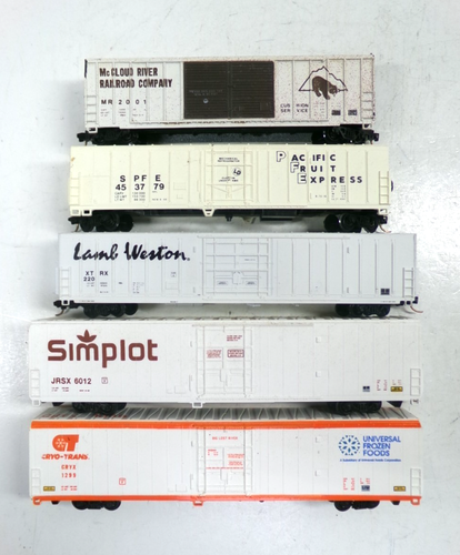 (5) N scale box cars (lot 8804) | eBay