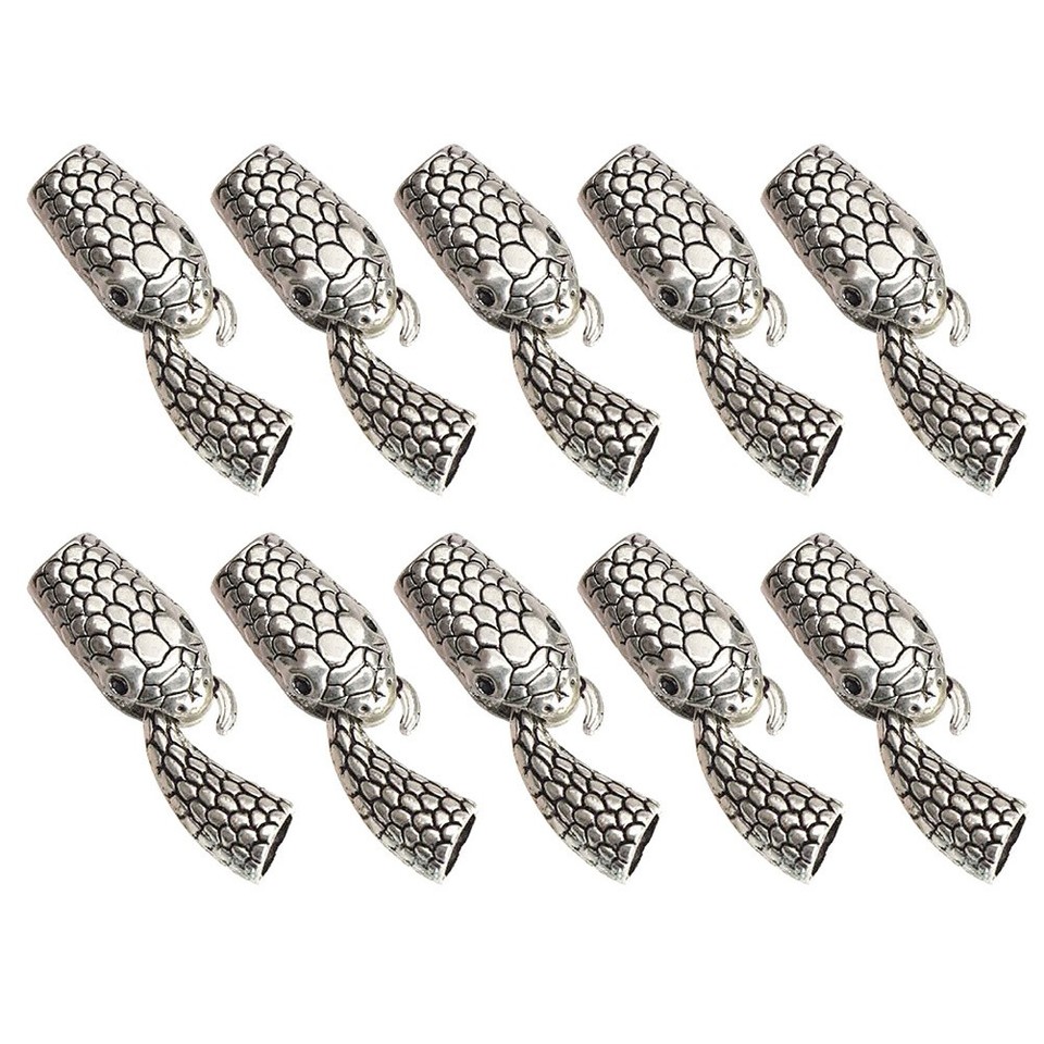 10 Pairs Clamps for Jewelry Making Bracelet Hooks and Clasps Bead Snake ...