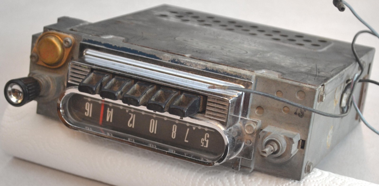 1962 Ford Fairlane Galaxie AM Radio Original OEM Dash Push-Button ...