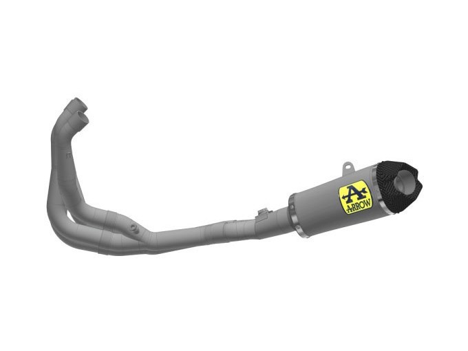 ARROW Exhaust Complete Competition Evo Titanium/Inox Yamaha YZF R6 2019 ...