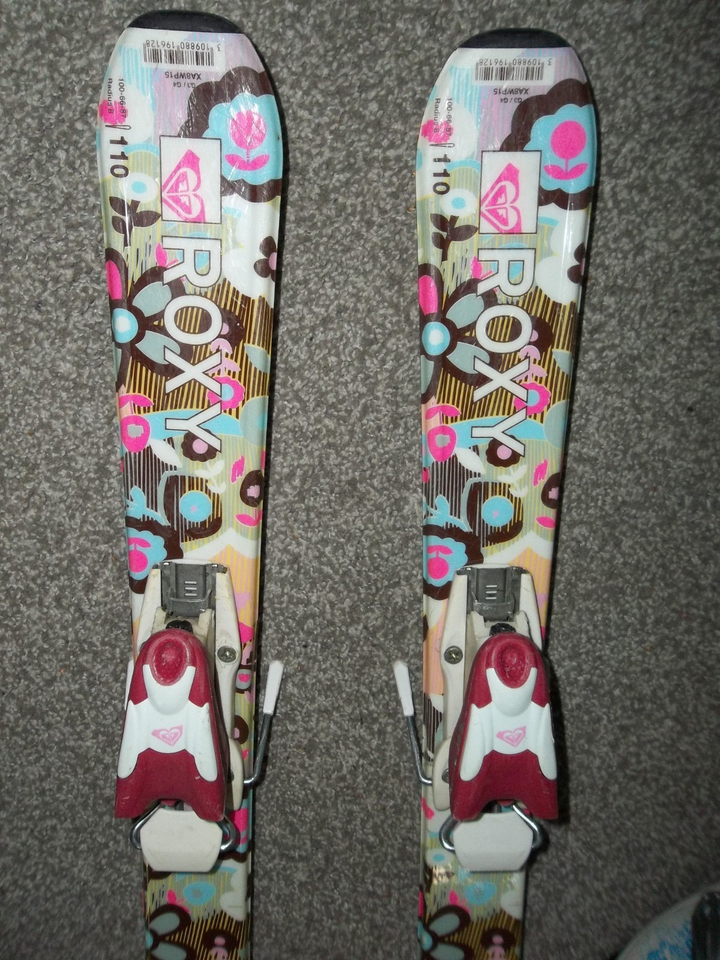 Roxy Girls Snow Skis 110 With Roxy Bindings | eBay