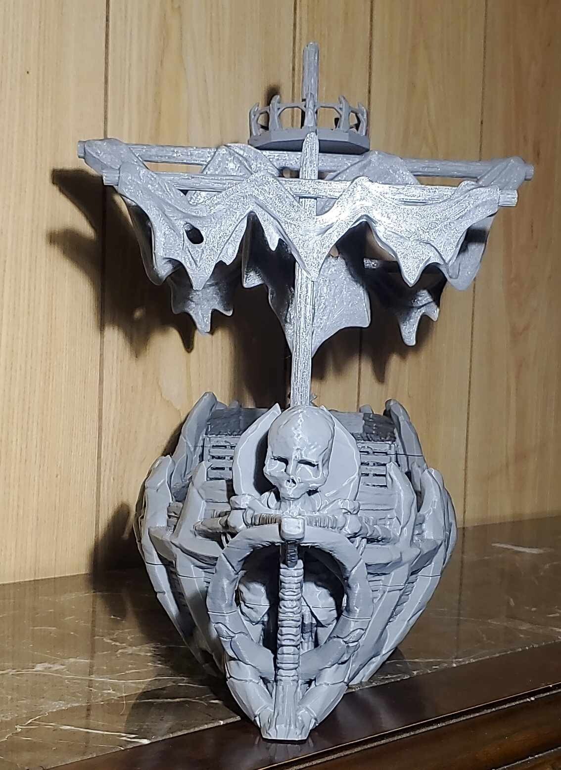 Undead Galley Pirate Ship Boat Terrain Scenery D&D 28mm Miniature DnD ...