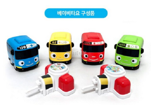 NEW Tayo The Little Bus Shooting car Set- Tayo, Rogi, Rani, Gani/korea ...