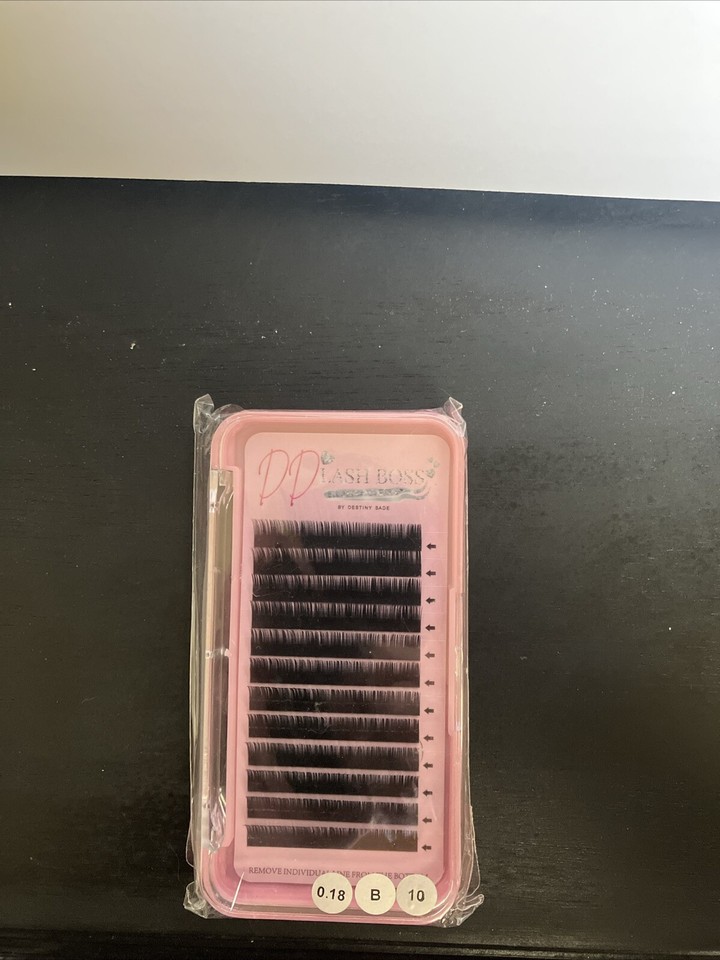 Eyelash Extension Tray Volume Premium Mink .18 Curl B Volume Length 10 | eBay