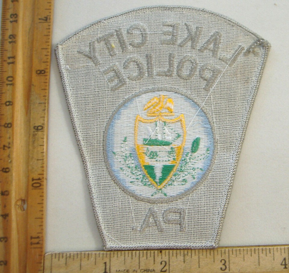 LAKE CITY PENNSYLVANIA POLICE FABRIC PATCH | eBay