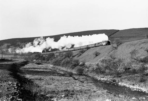 Queen Mary Coronation Class Steam Locomotive, Scotland, C 1950S Train ...