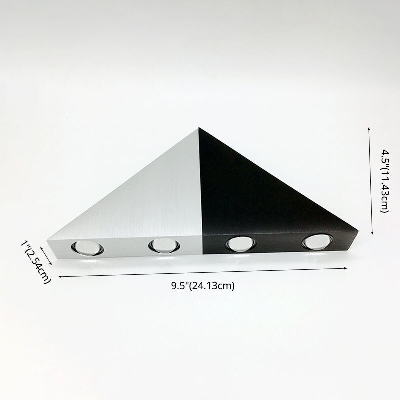 Modern Triangle LED Wall Light Up Down Lamp Indoor Home Sconce Lighting ...