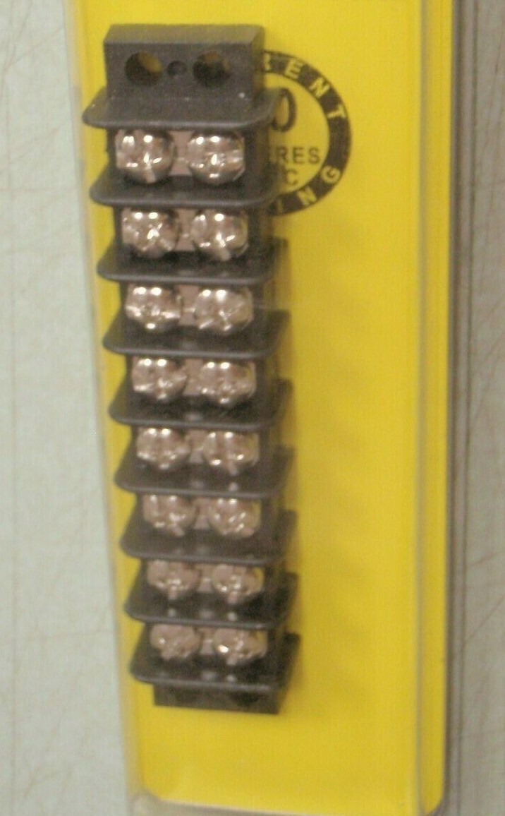 TERMINAL BLOCK BLUE SEA 661-2508 8 GANG 30AMP #8 SCREWS MARINE BOAT ...