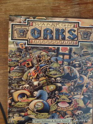 40k Waaargh The Orks Games Workshop 1990 Rules. Hardback Book | eBay