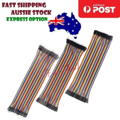 Jumper Line Set 20cm Male Female M-F M-M F-F Wire Cable | eBay Australia