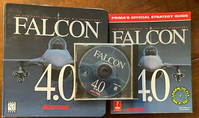 Falcon 4.0 MicroProse Flight Simulator CDROM 1998 with Strategy Guide ...