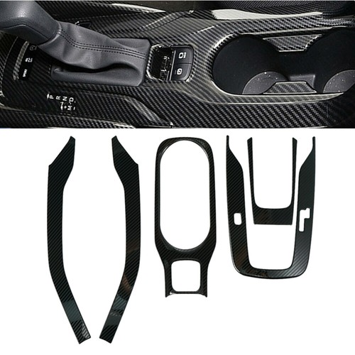 Carbon Fiber Steel Console Gear Frame Cover Trim For Toyota Corolla ...