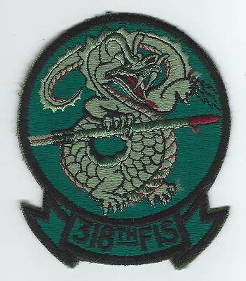 70's-80's 318th FIGHTER INTERCEPTOR SQUADRON subdued #2 patch | eBay