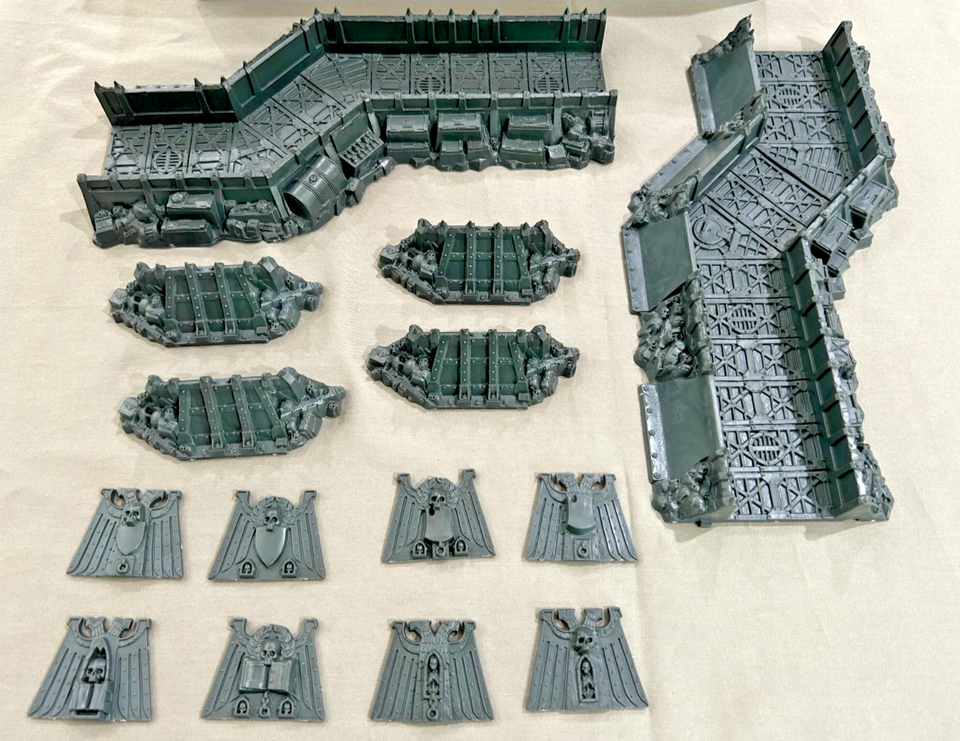 Warhammer 40k Wall of Martyrs Imperial Defense Line Terrain Set Games ...