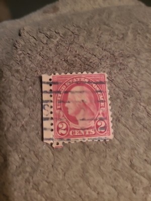 Very Rare George Washington Red Two 2 Cent Postage Stamp | eBay