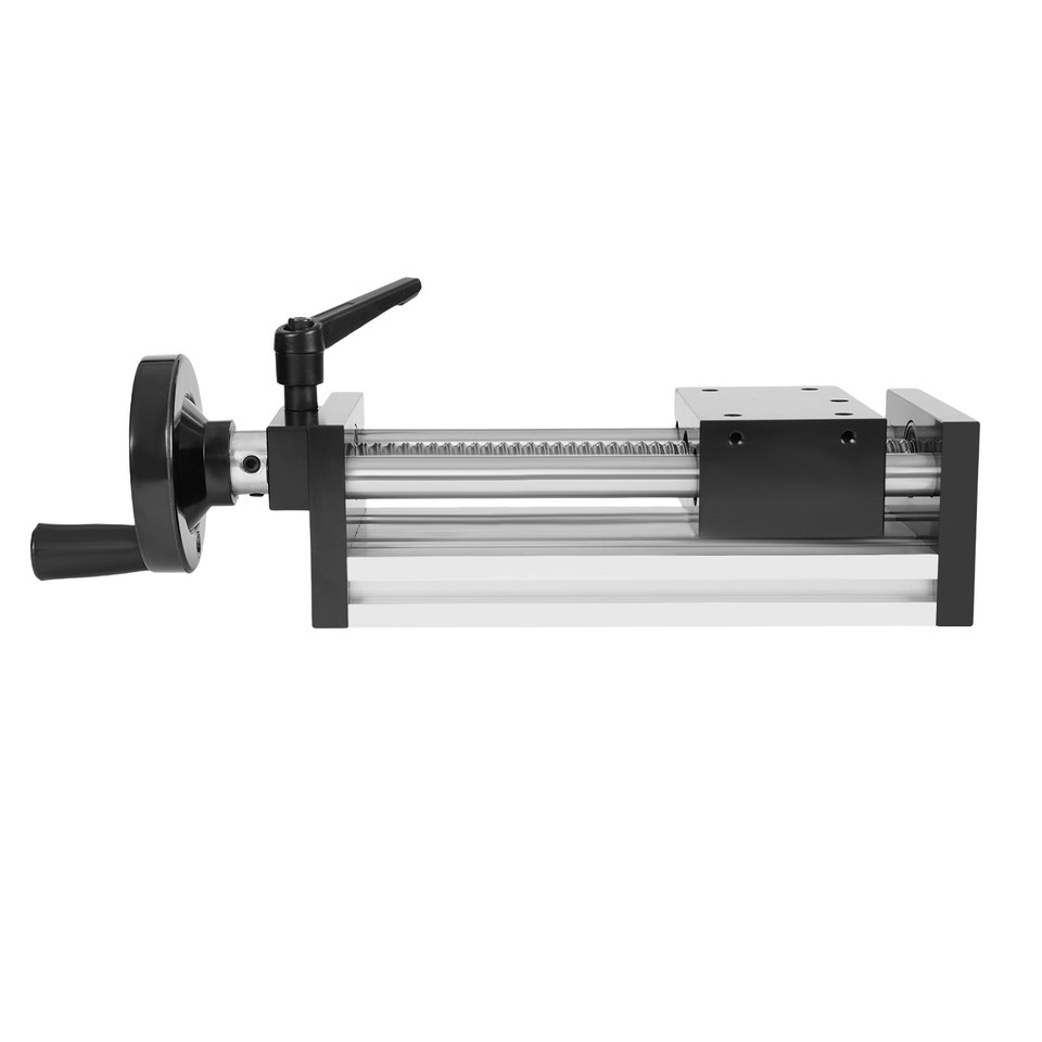 100mm Manual Linear Rail Slide Table 66LB Load Aluminum Guide for CNC ...