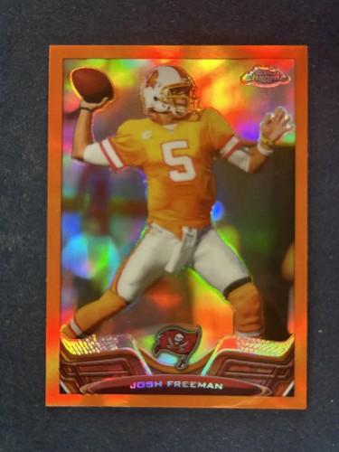 2013 Topps Chrome Orange Refractor #110 Josh Freeman Buccaneers! | eBay