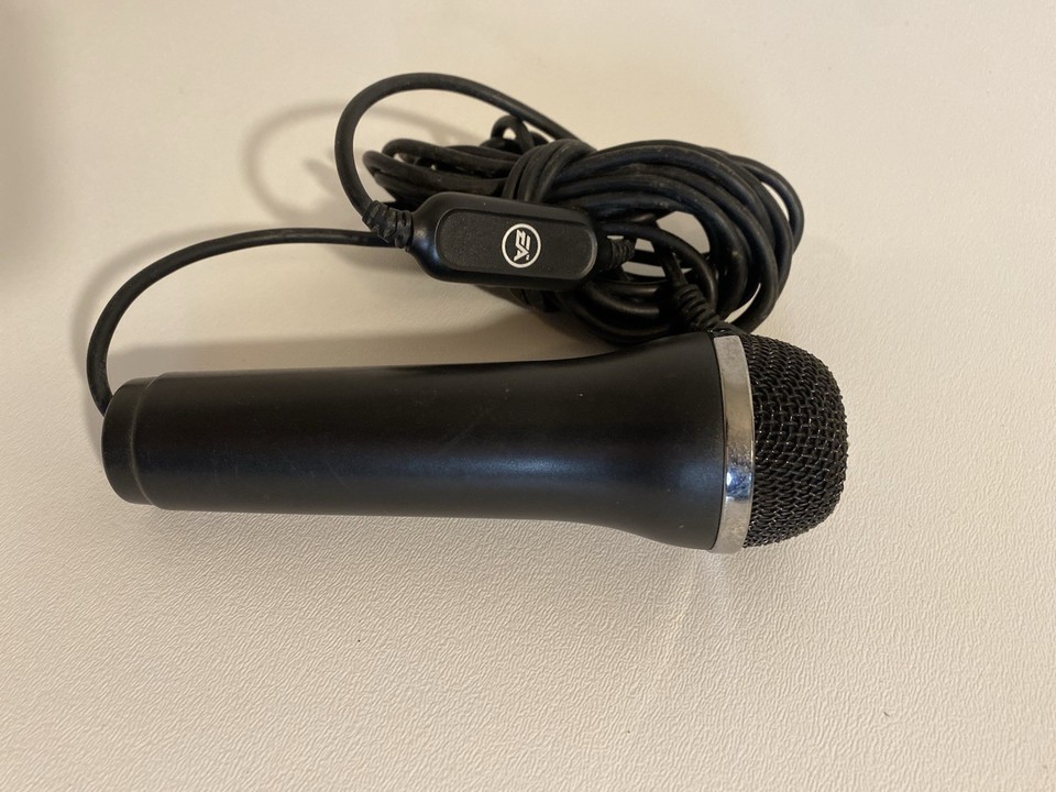 USB Wired Microphone Logitech Black For: Wii Xbox 360 PS3 PS2 PS4 PC | eBay