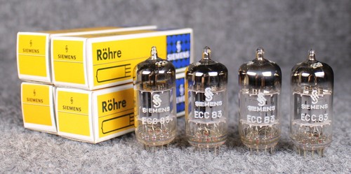 (4) MATCHED Siemens ECC83 12AX7 Tubes ~ STRONG TESTING QUAD ! | eBay