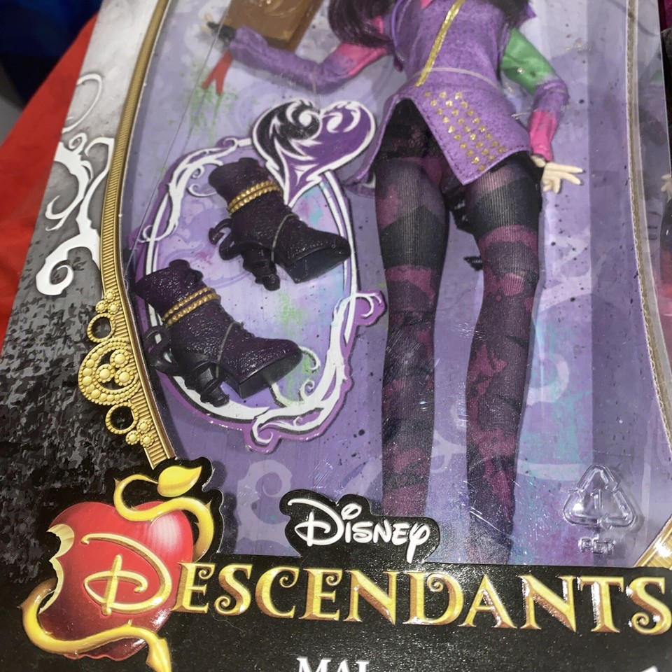 Disney Descendants Mal Doll Retired Isle Of The Lost Halloween Nib ...