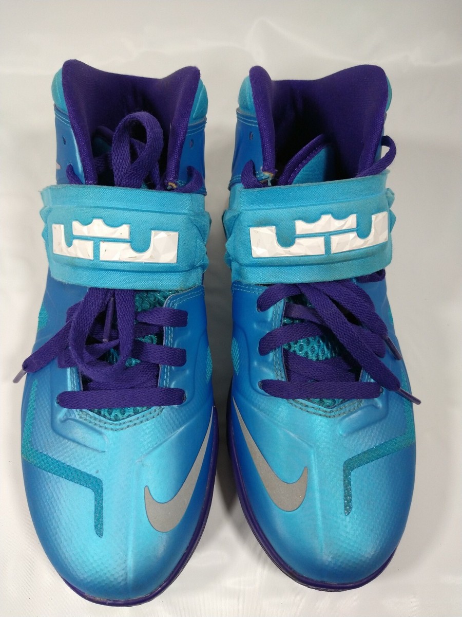 Lebron Soldier 7 Purple And Blue Nike Zoom Soldier VII Performance