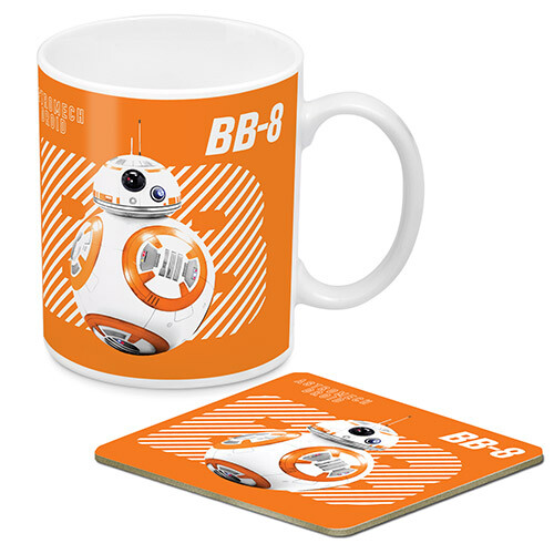 Star Wars BB8 Ceramic Coffee Mug Cup & Cork Coaster Father's Day Gifts ...