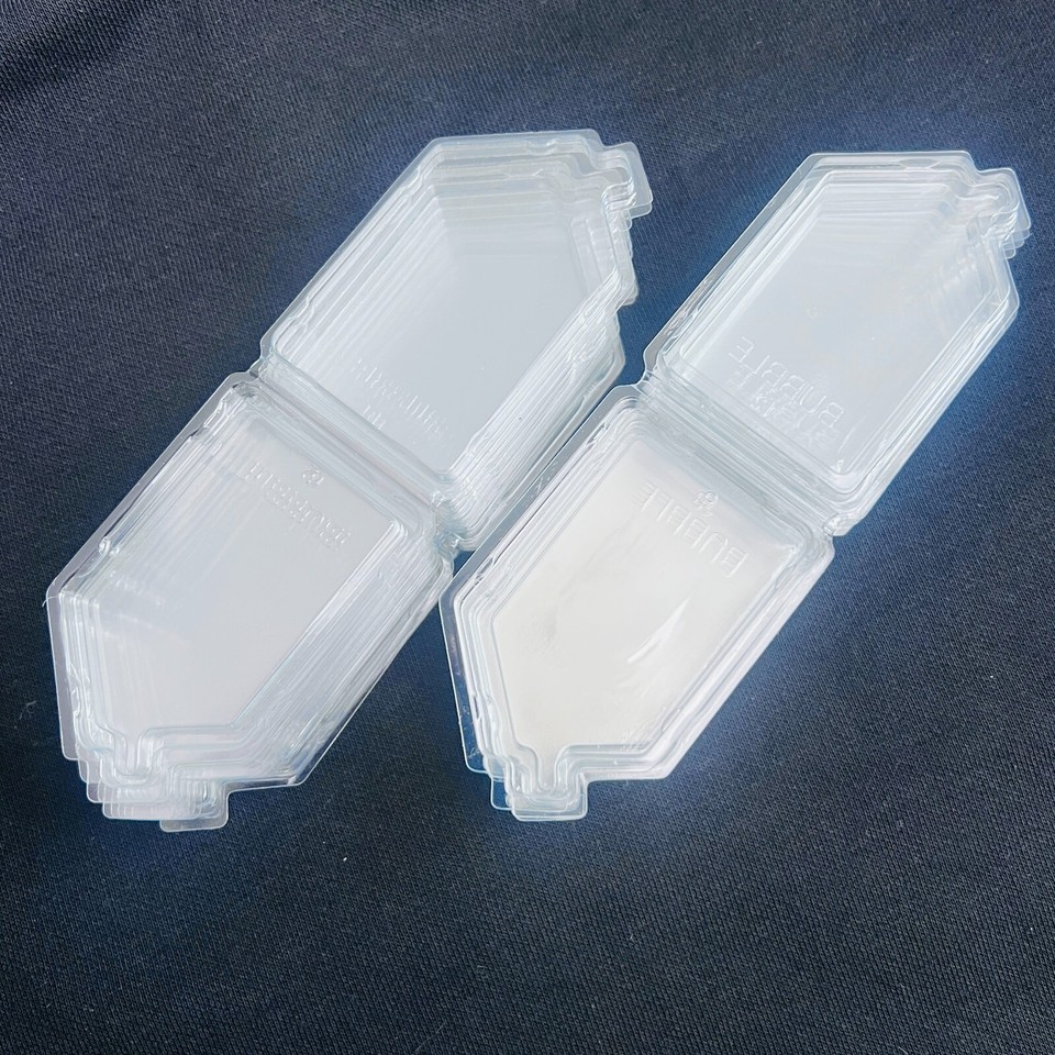 20 x Clear Plastic Shell Protector Hinged Case For JELLYCAT Hang Tags ...