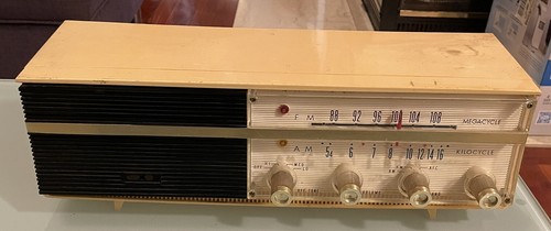 VINTAGE AUDITION AM FM TUBE TABLETOP RADIO JAPAN MODEL KFA-707 | eBay