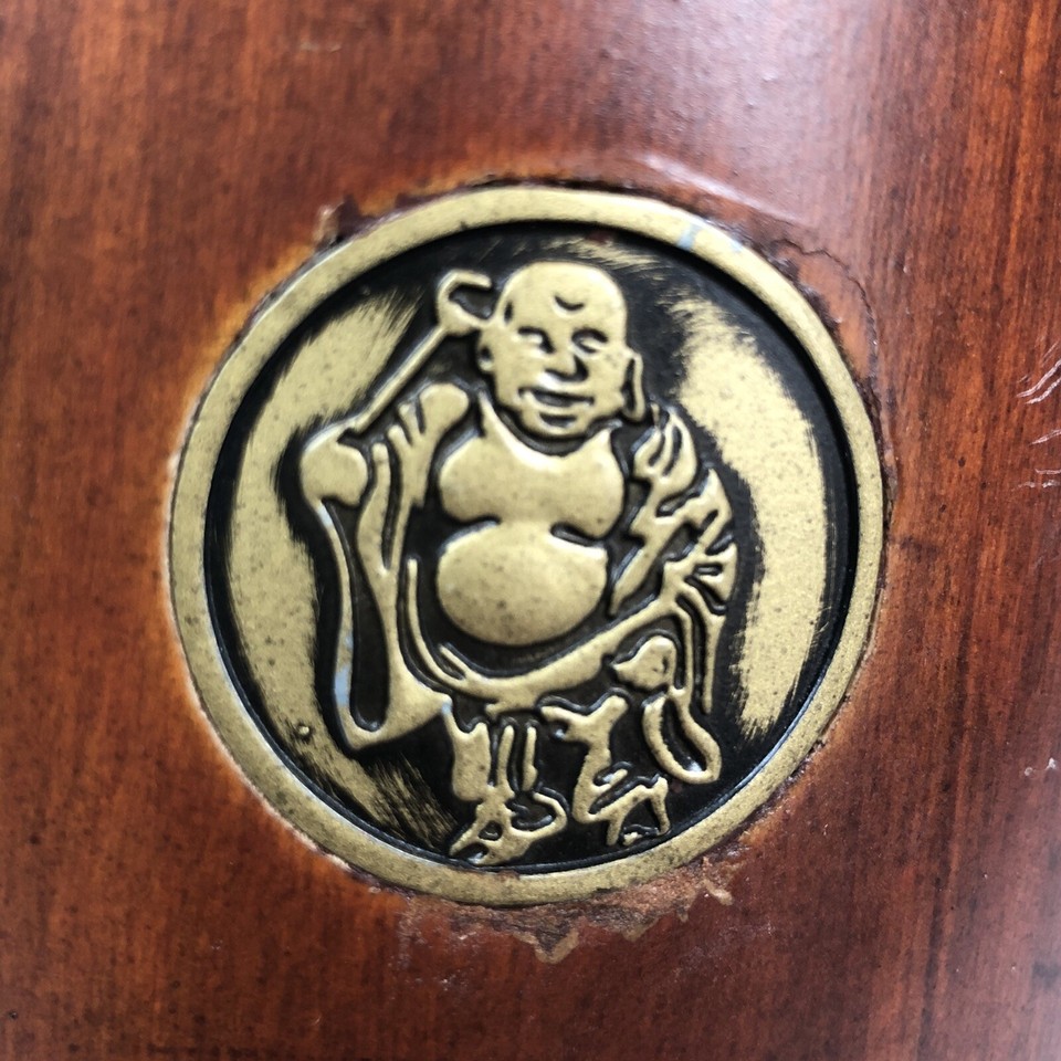 Pyrat Rum Round Wooden Barrel Lantern Box Sliding Door With Buddha ...