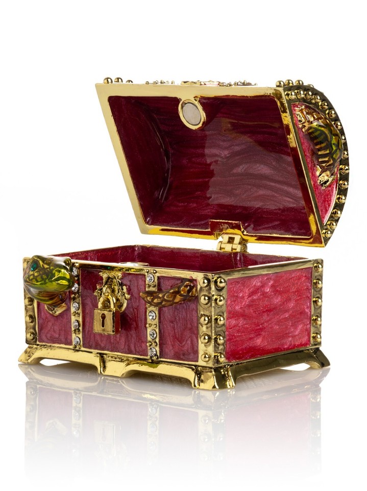 Keren Kopal Snake Trinket box Decorated with Austrian Crystals | eBay