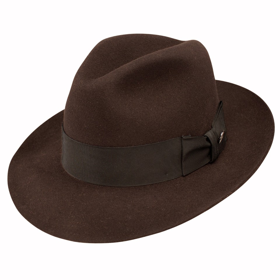 Stetson Temple Fur Felt Fedora | eBay