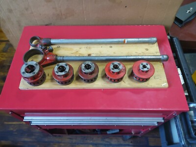 Ridgid Pipe Threading Set 12-R/00-R & 5 Die Sets (Pre-Owned) | eBay