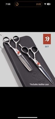 Ronin Hair Cutting Shears Set by Tokko Katana, Professional Scissor Kit ...