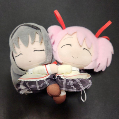 Puella Magi Madoka Magica Homura Akemi Kaname Madoka Hug Plush Japan ...