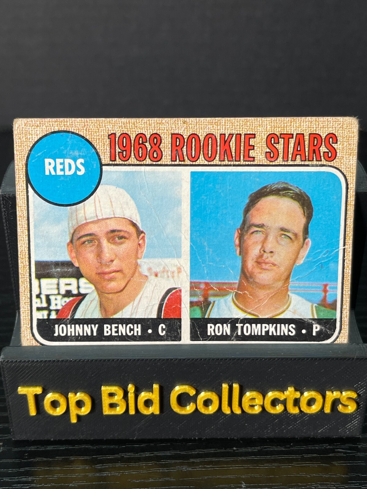 1968 ROOKIE STARS JOHNNY BENCH / RON TOMPKINS #247 TOPPS | eBay