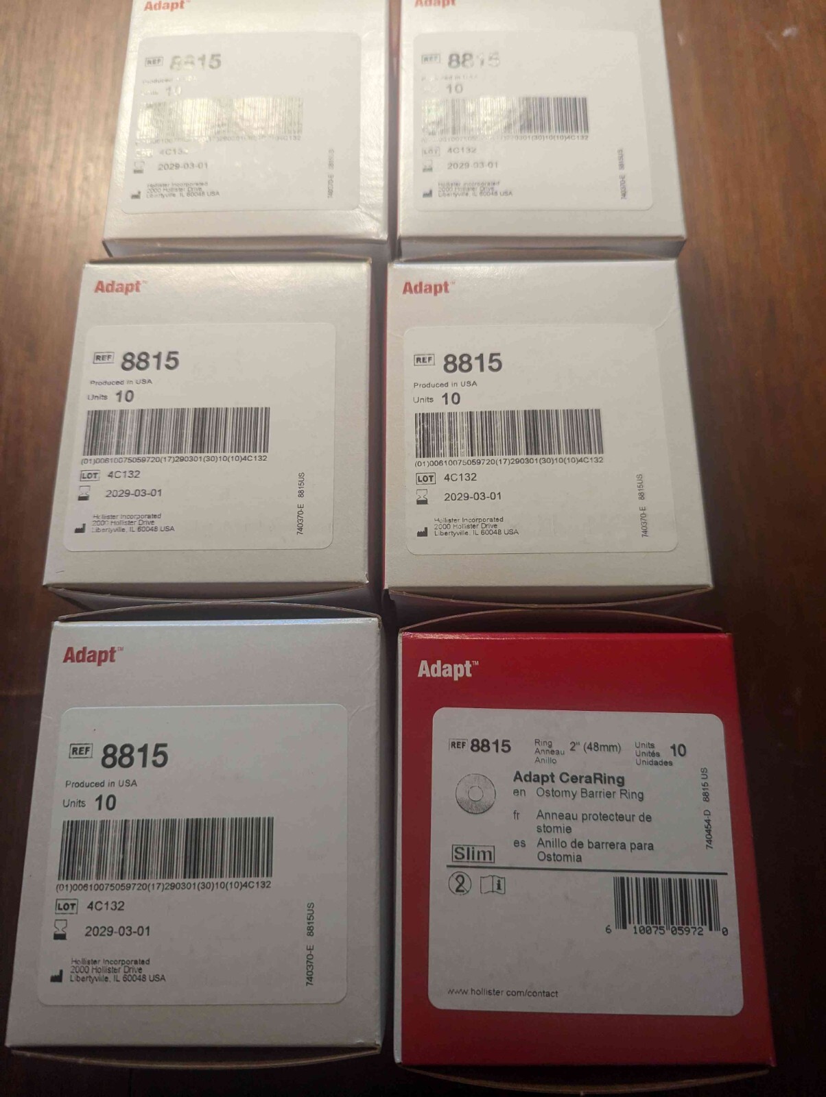 Hollister NEW Adapt 8815 Cera Ring Slim Barrier Ring 2" (48 mm) 10/box ...