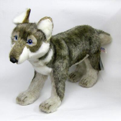 NEW Hansa Hanssa Plush 5467 Child Wolf 52 Standing Wolf Pup | eBay