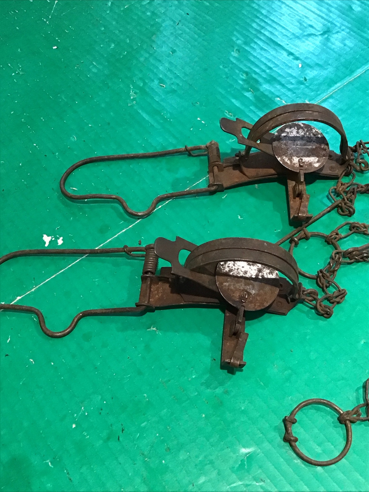 Lot of 2 Rare Vintage Blake & Lamb #1 JUMP TRAP Stop-loss working ...