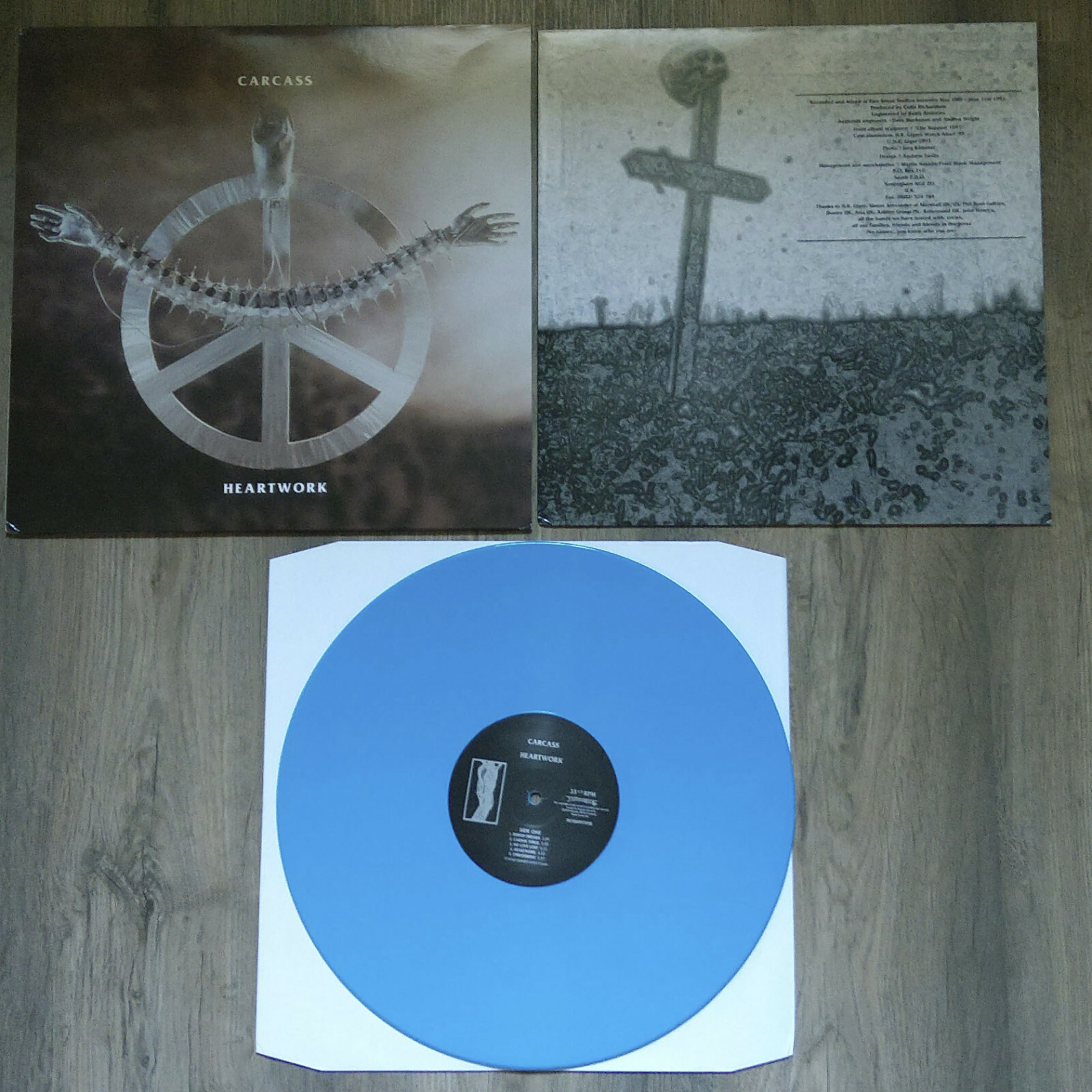 CARCASS ‎– Heartwork (Right Ventricle Blue edition limited to 200 ...