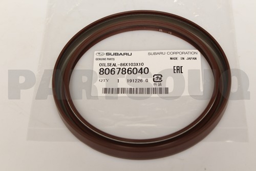 806786040 Genuine Subaru OIL+SEAL-86X103X10 80678-6040 | eBay.de