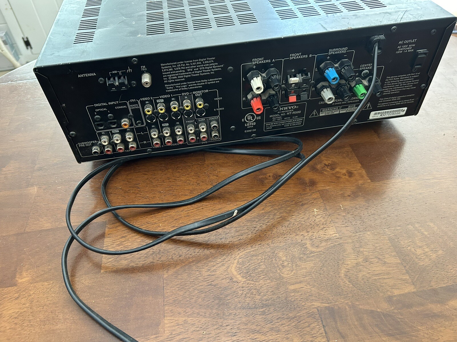 Onkyo HT R500 5.1 Channel 230 Watt Receiver - Powers On 658404148707| eBay